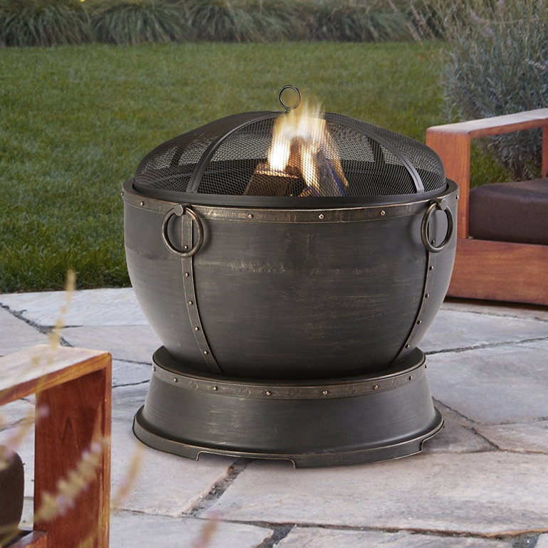 Pleasant Hearth Athena Fire Pit & Reviews | Wayfair