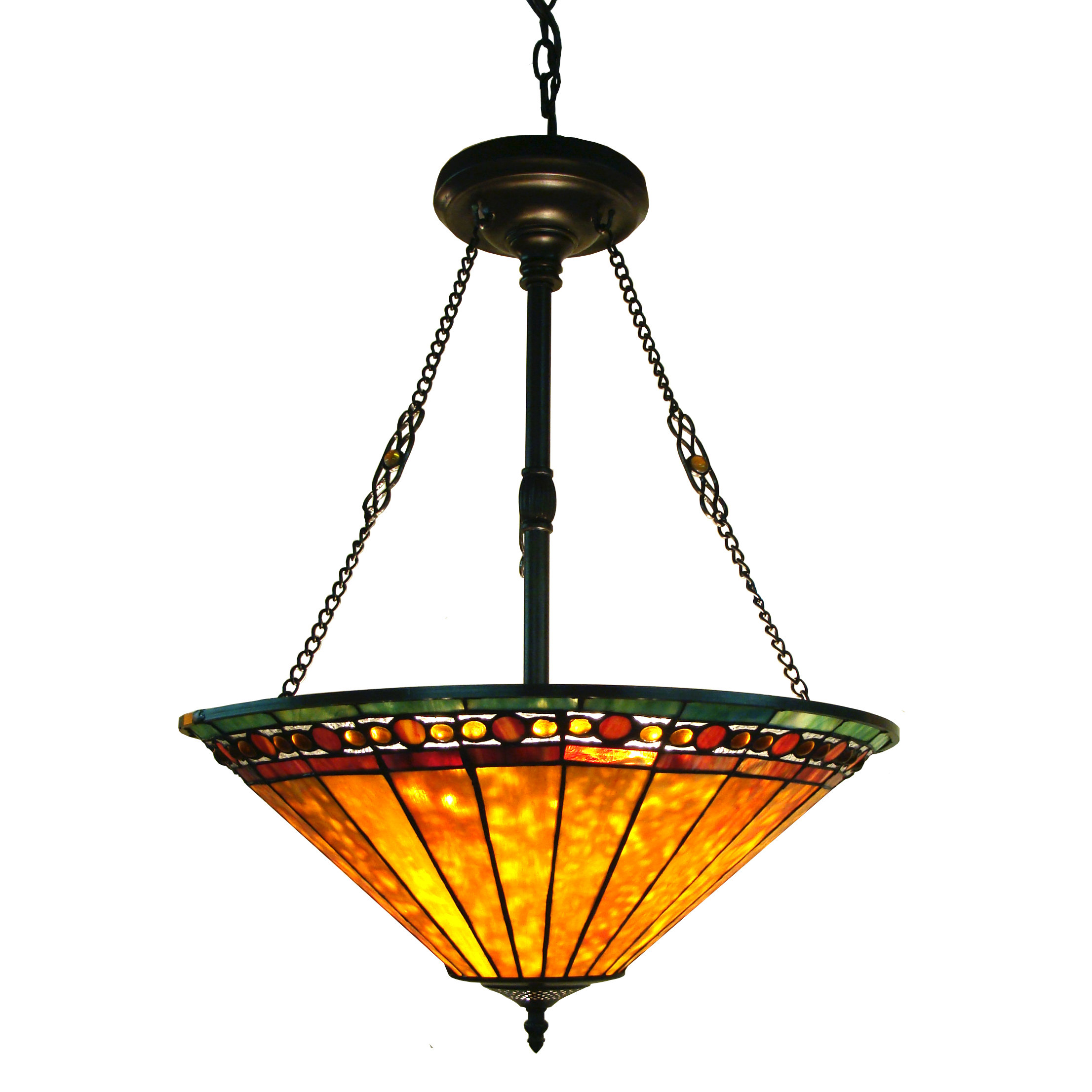 Tiffany Inverted Pendant Lighting